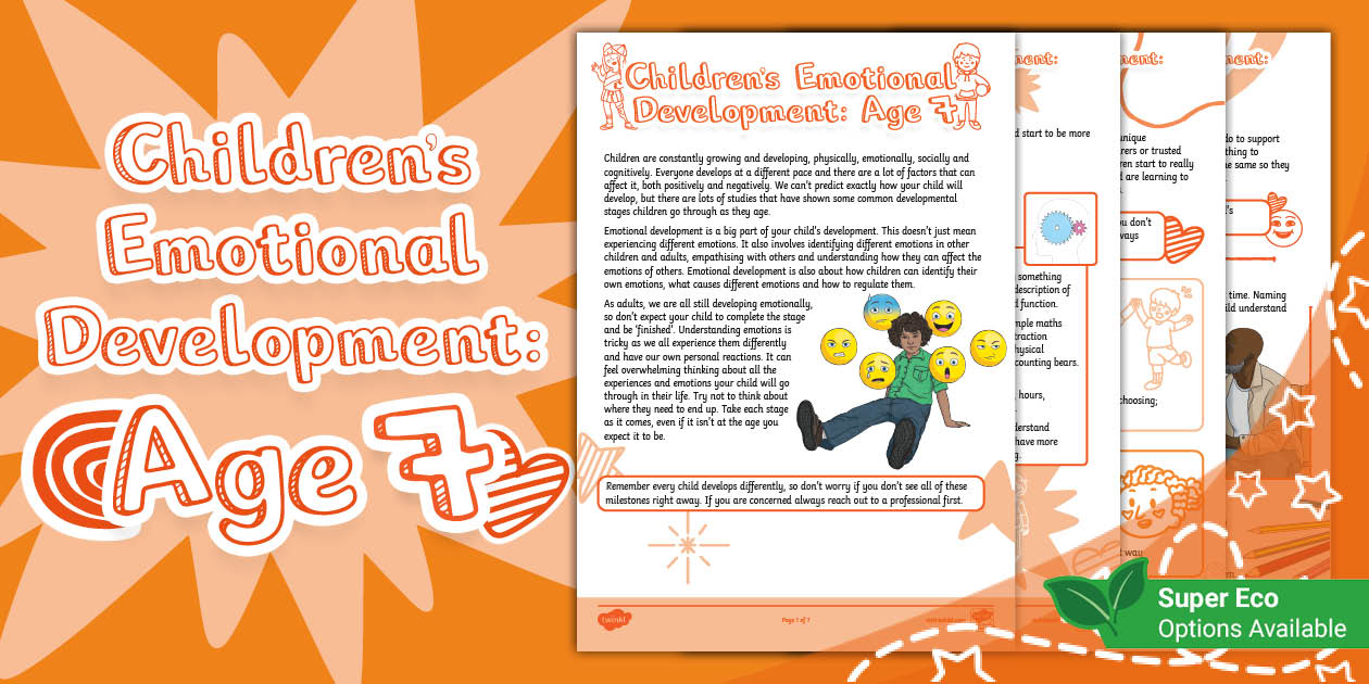 Children's Emotional Development: Age 7