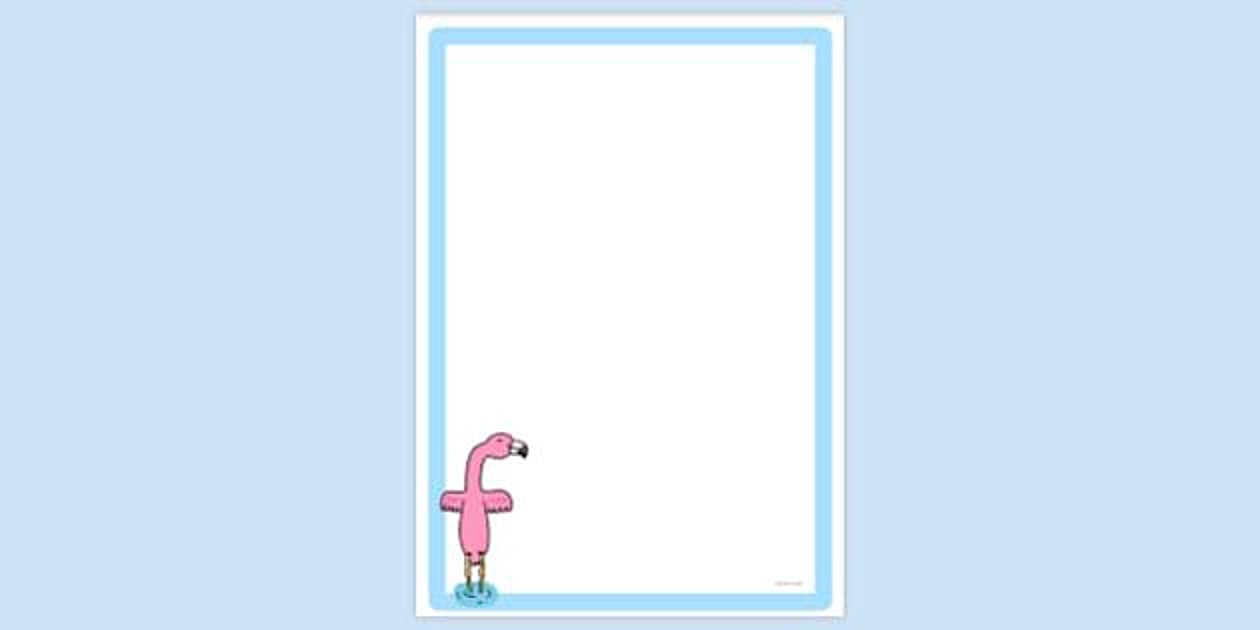 Simple Blank Letter F Page Border (teacher made) - Twinkl