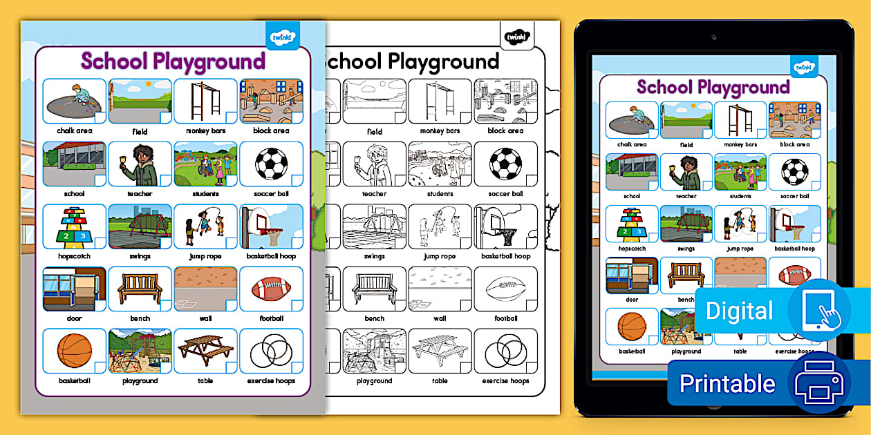 Playground Scavenger Hunt | 2nd Grade Resource | Twinkl USA