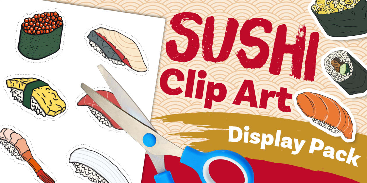 Sushi Clip Art Display Pack