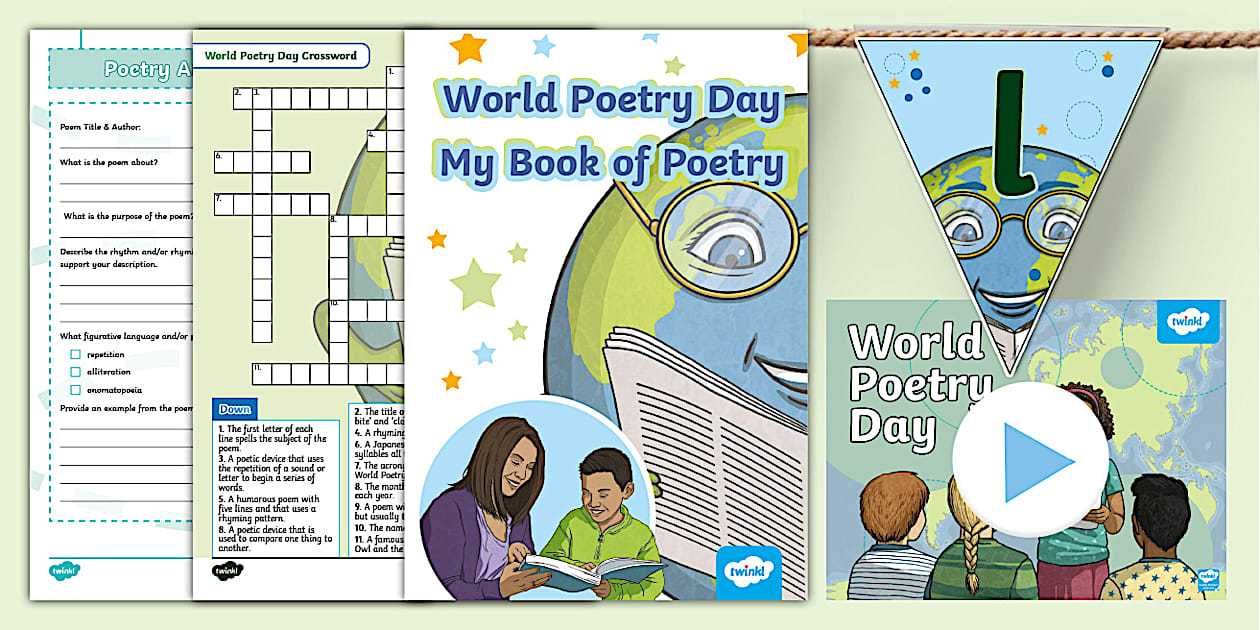 World Poetry Day Activity Pack (Yr 3-6) (teacher made)