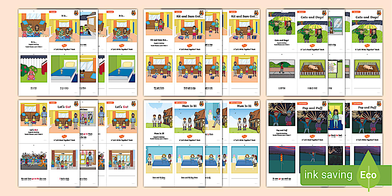 Level 2 Phonics Book Set - Phonics Reading Books - Twinkl