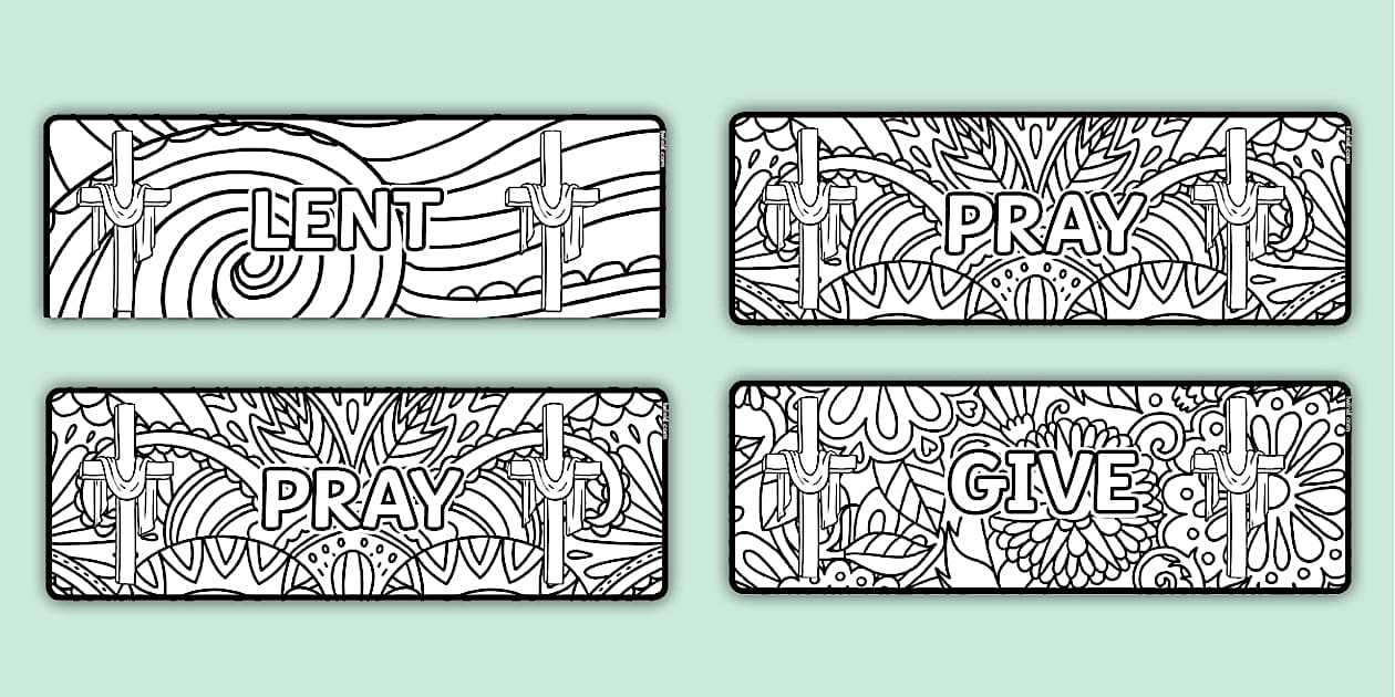 Lent Bookmark Set (teacher made) - Twinkl