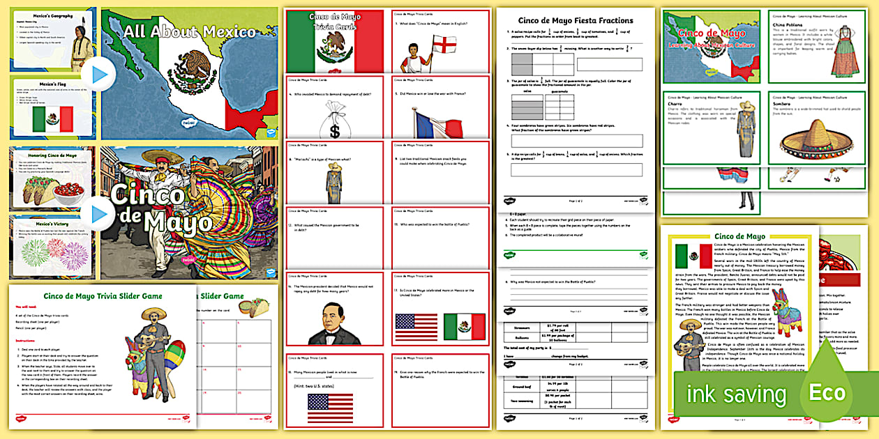 Printable Cinco de Mayo Worksheets Pack | Twinkl USA