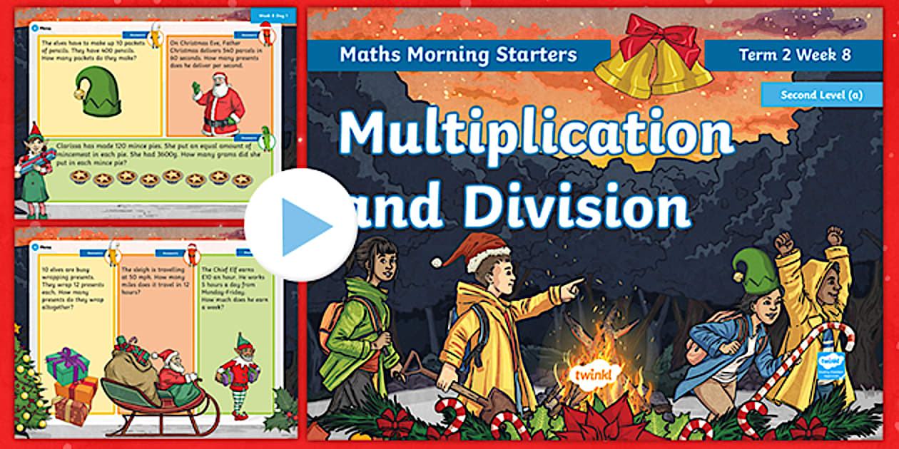 Maths Morning Starters Second Level (a) Term 2 Week 8