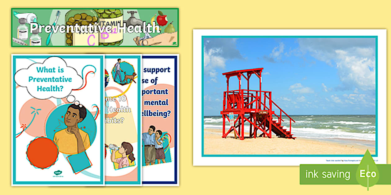 Preventative Health Display Pack (teacher made) - Twinkl