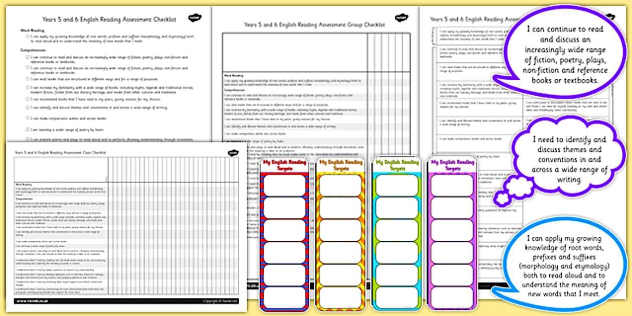 Year 5 & 6 Reading Curriculum: UKS2 Assessment Resource Pack