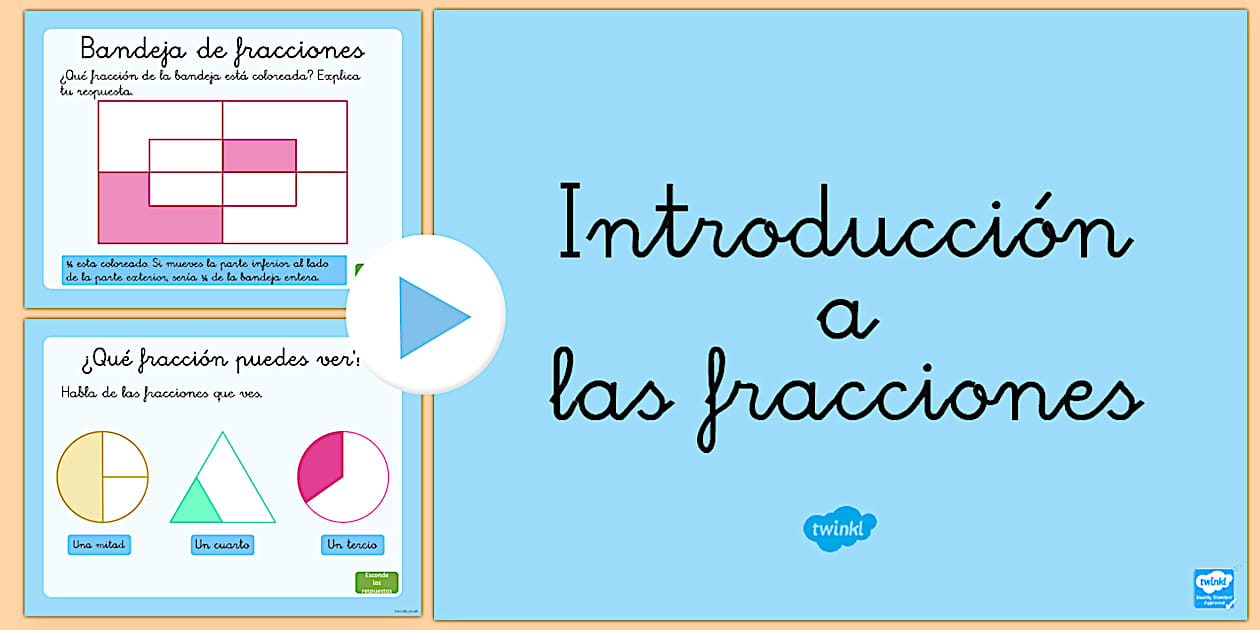 Presentación: Fracciones | 3º Primaria (teacher made)