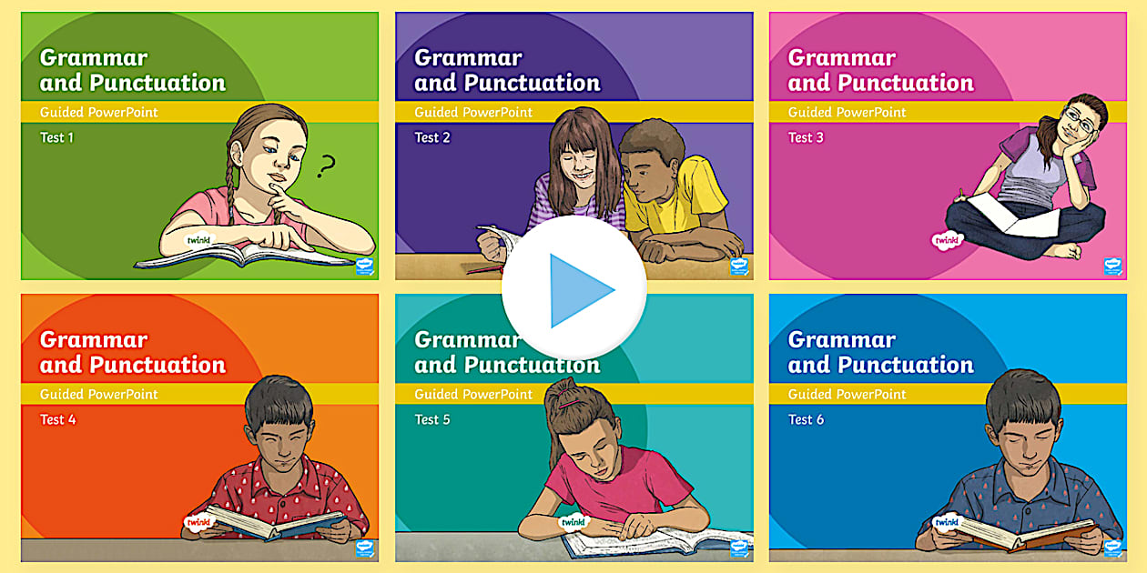 Y5 Grammar and Punctuation Tests Guided PowerPoint Pack