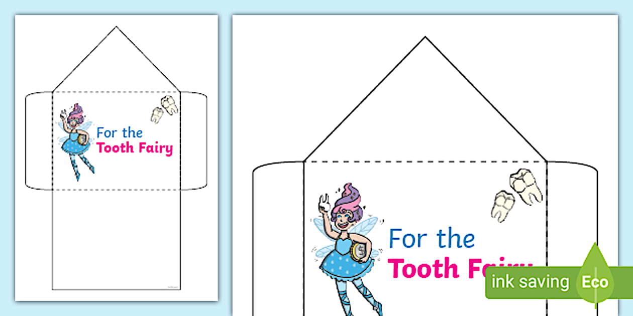 Editable Tooth Fairy Envelope (teacher made) - Twinkl