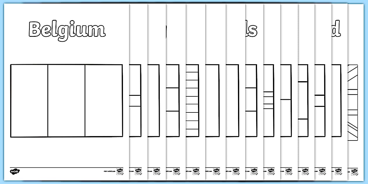European Flags Colouring Pages (teacher made) - Twinkl