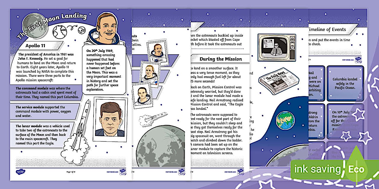 Home Learning Moon Landing Activities | Twinkl Parents