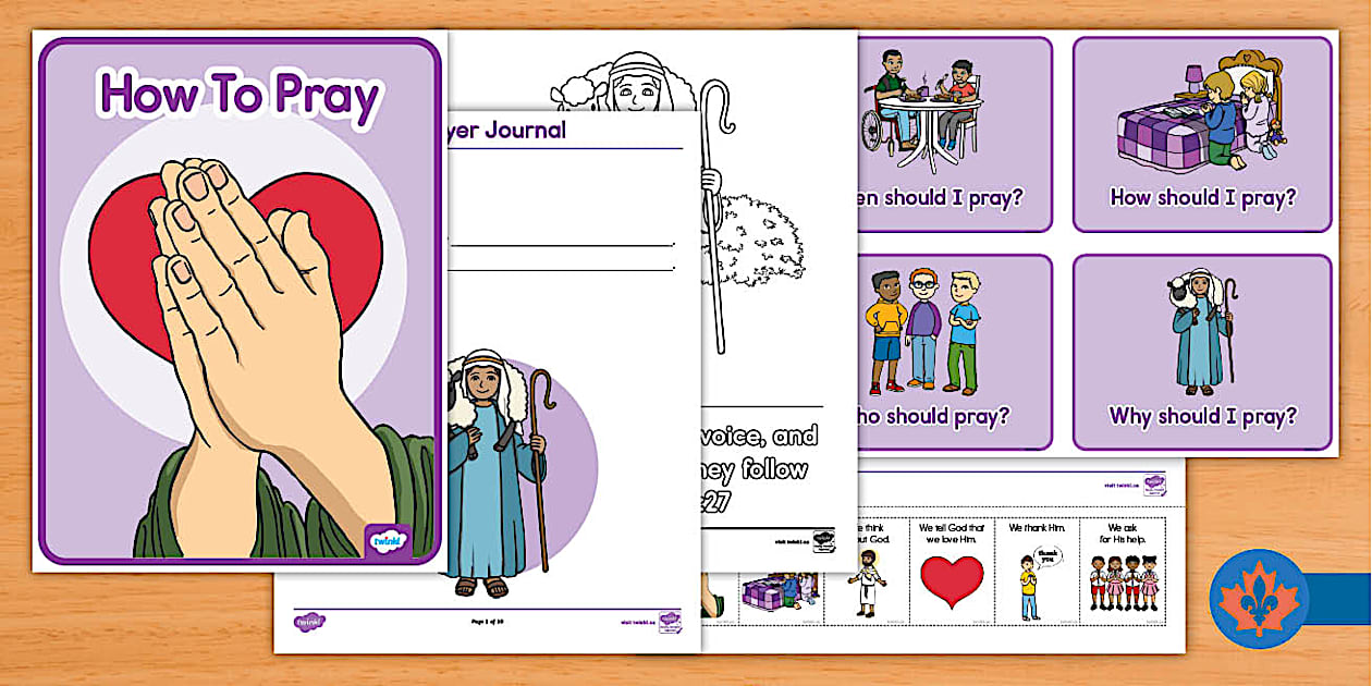 Bible Study: How To Pray Activity Pack (teacher made)