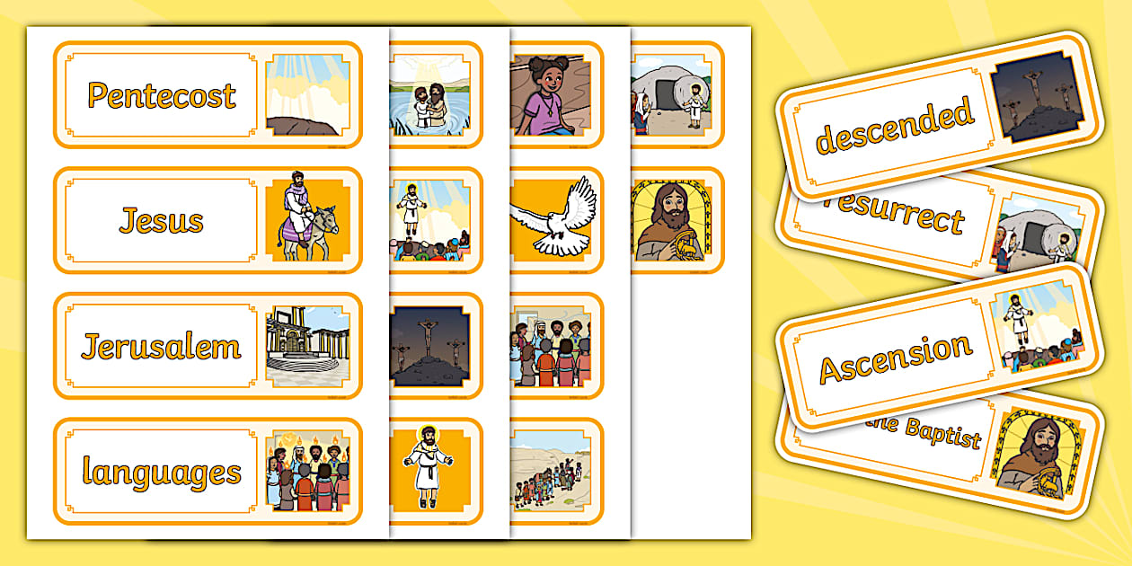 Pentecost Word Cards