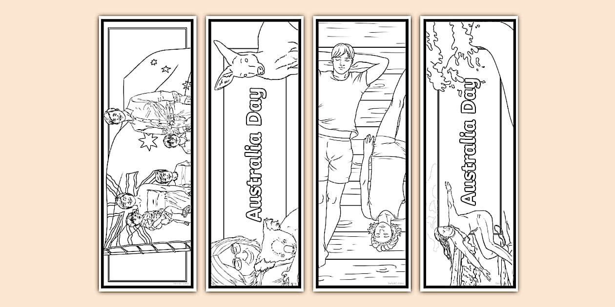 Australia Day Bookmarks (teacher made) - Twinkl