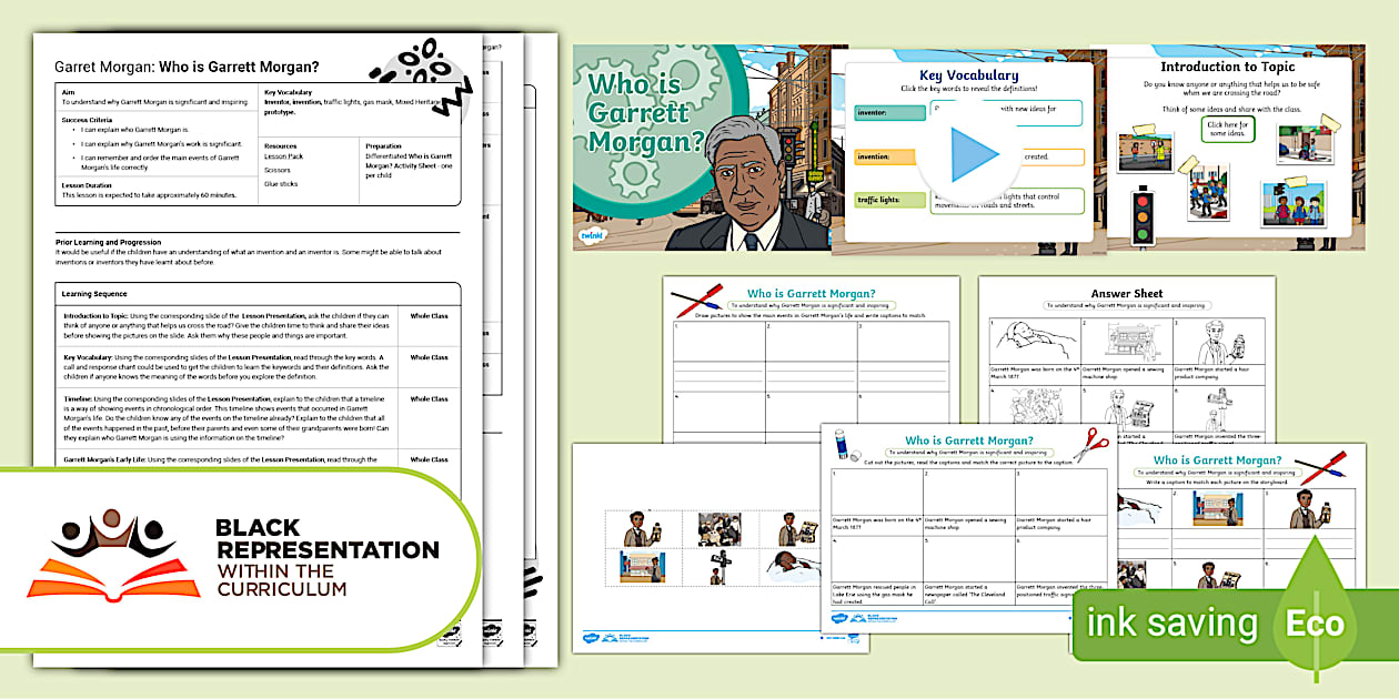 Garrett Morgan KS1: Who is Garrett Morgan? (Teacher-Made)