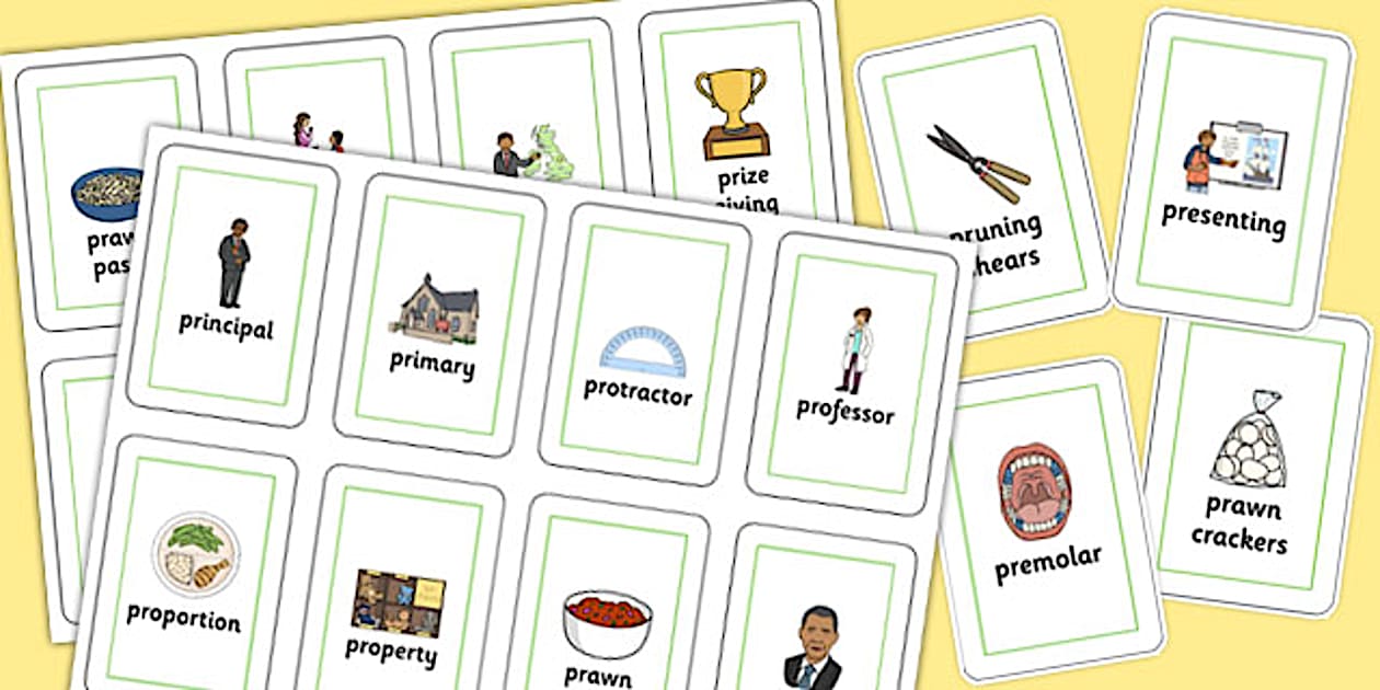 Cursive Three Syllable PR Flash Cards (teacher made)