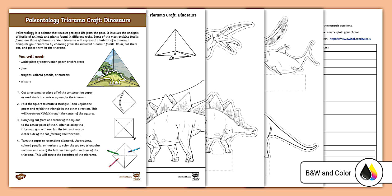 Paleontology Craft and Research Project | Twinkl USA