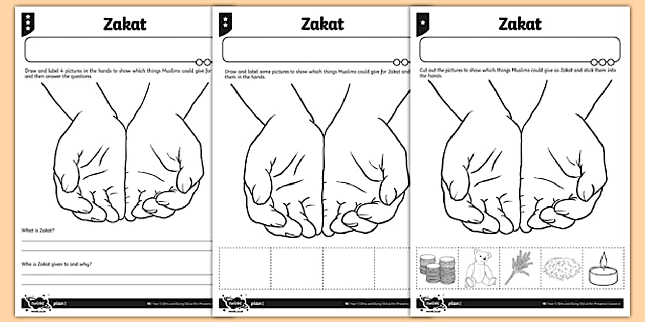 Zakat Differentiated Worksheet / Worksheet (Teacher-Made)