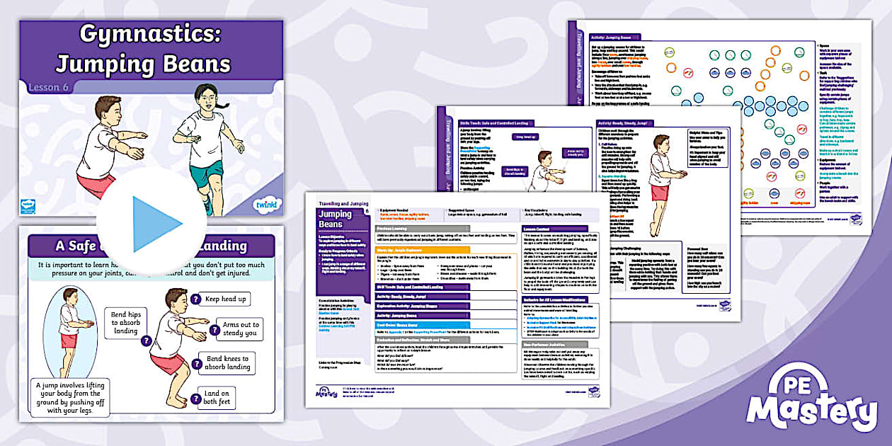 PE Mastery: Y1 Gymnastics Travel & Jump Lesson 6