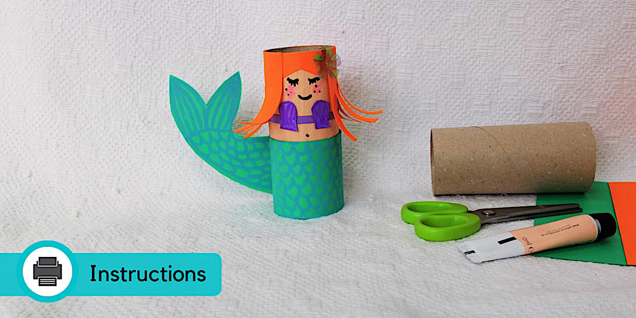 Toilet Roll Mermaid | Summer Crafts (teacher made) - Twinkl