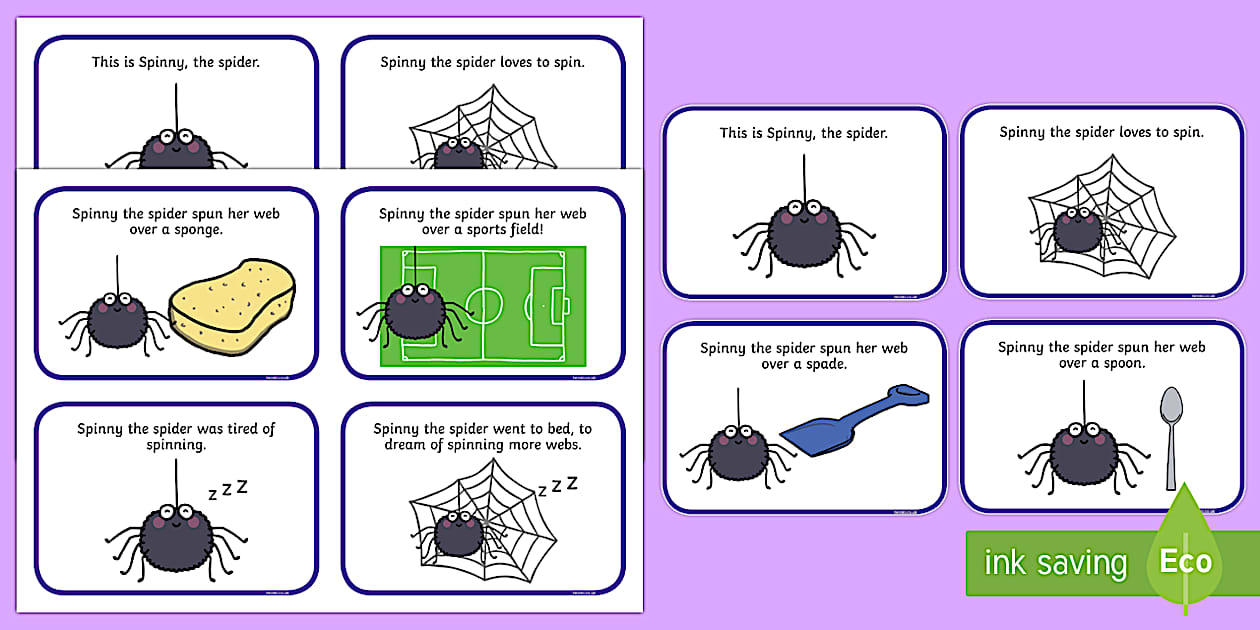 Initial 'sp' Word Story Cards (teacher made) - Twinkl