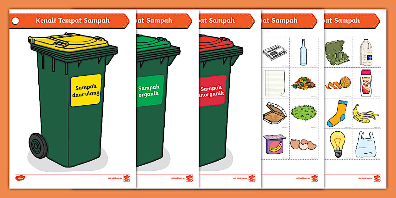 Rubbish Sorting Activity - Indonesian (teacher made)