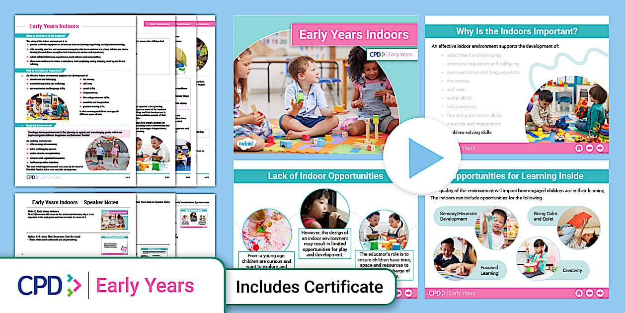 Early Years Indoor Environment | PowerPoint Pack - Twinkl