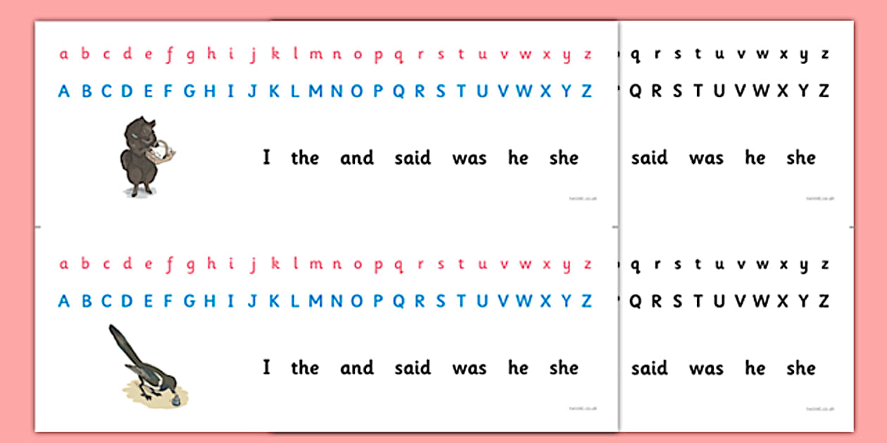 Editable Beatrix Potter - The Tale of the Pie and the Patty-Pan Alphabet