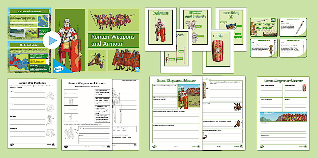 Roman Weapons and Armour Teaching Pack (teacher made)