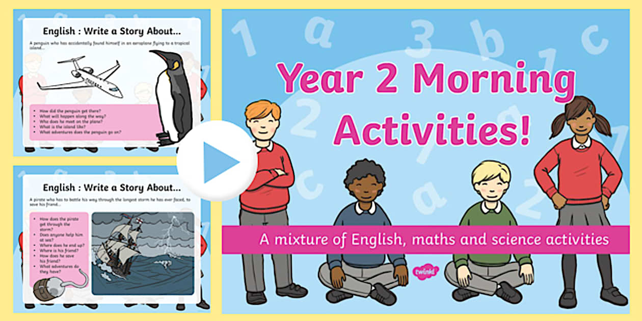 Year 2 Morning Activities PowerPoint (teacher made) - Twinkl