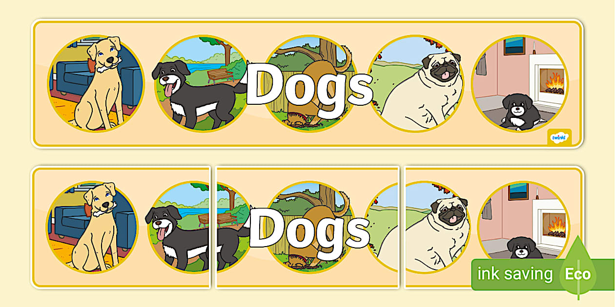 Dog Banner | Animal Display Resources | Twinkl,dogs - Twinkl