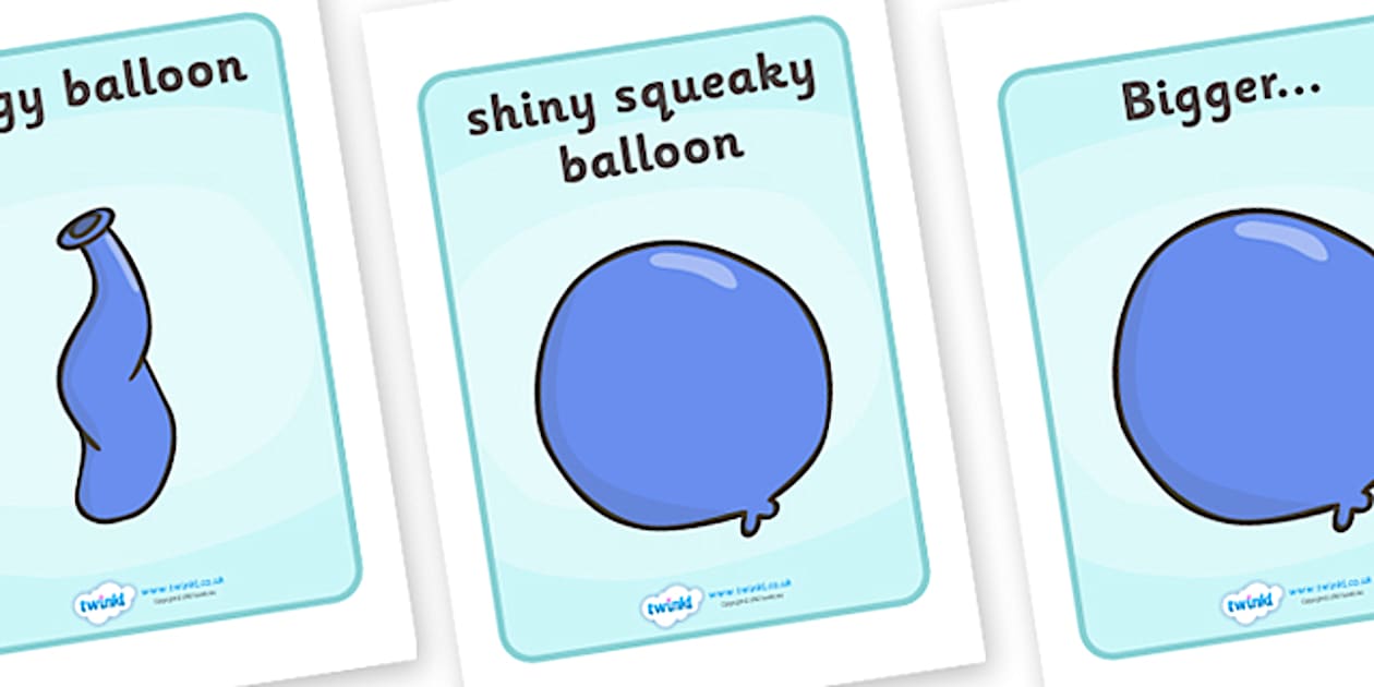 Visual Aids to Support Teaching on The Blue Balloon - Twinkl