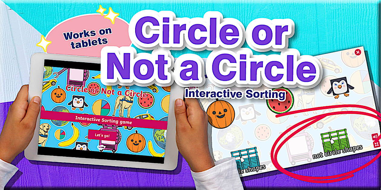 * NEW * Circle or Not a Circle Interactive Sorting