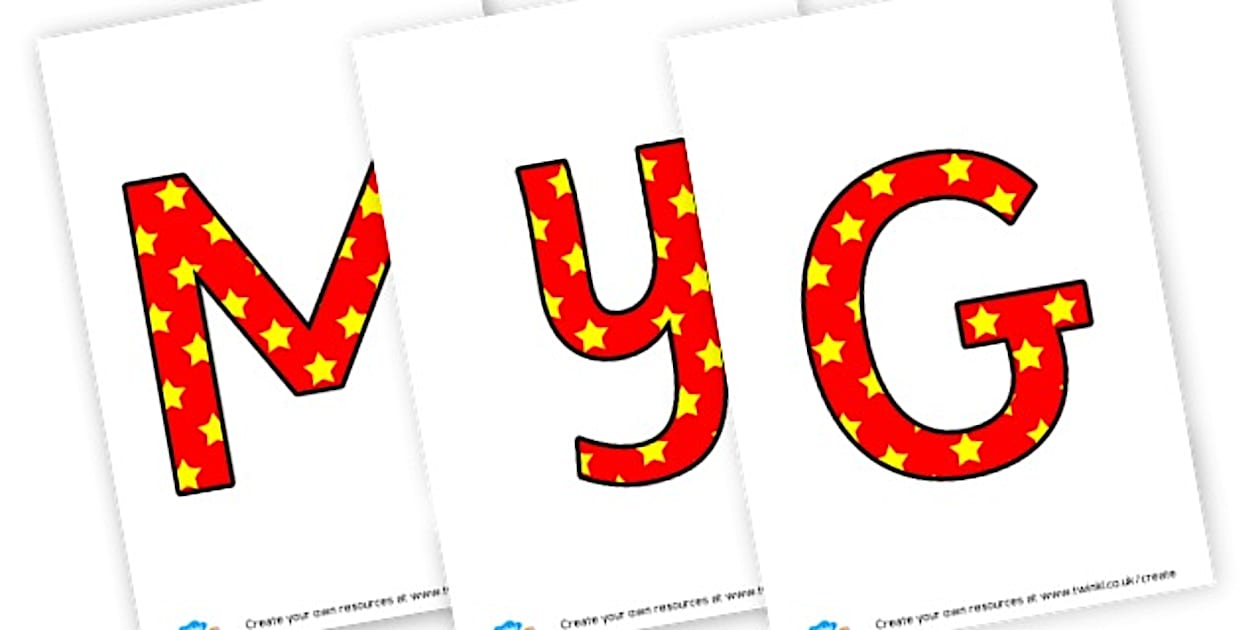 My Granny Went to Market Display Lettering - Storybooks Primary Resources