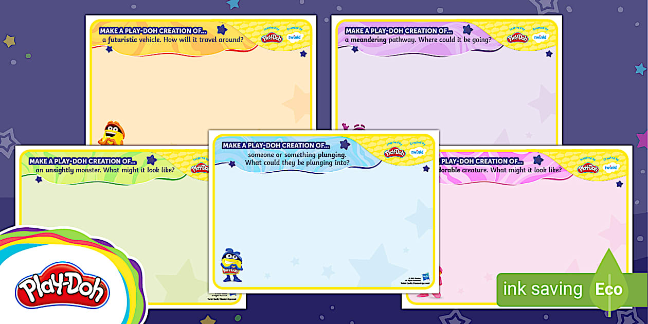 FREE! - Play-Doh: Vocabulary Activity Mat | Twinkl Partnerships