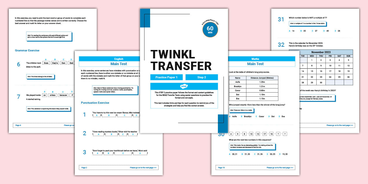 Transfer Test Step 2 Practice Paper 1 (Teacher-Made)