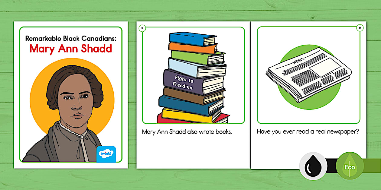 Remarkable Black Canadians Easy Readers: Mary Ann Shadd