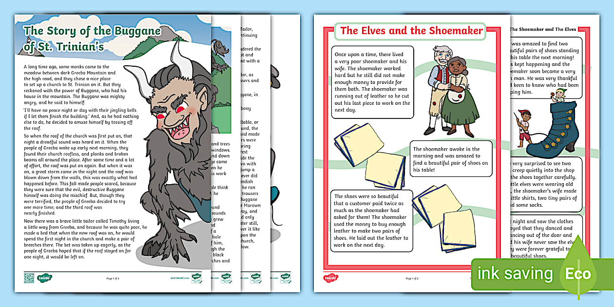 Comparing Manx Folk and Fairytales to Traditional Fairytales
