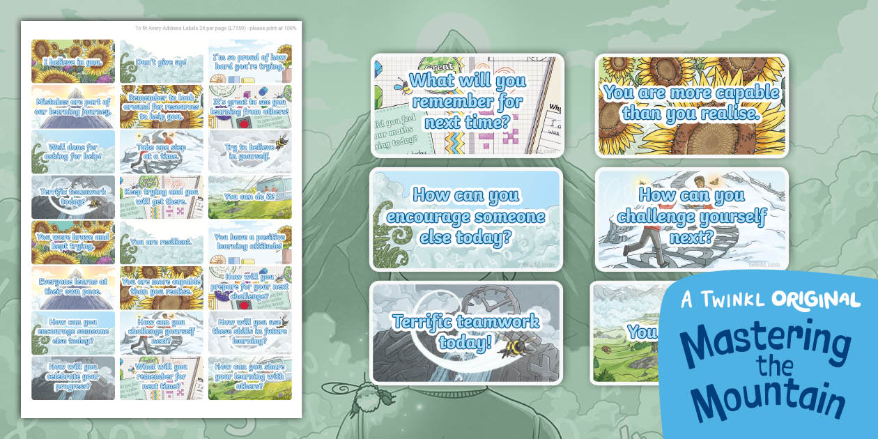 Positive Learning Attitude Stickers | Twinkl Originals