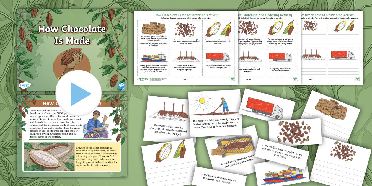 How Chocolate Is Made KS2 Activity Pack | Twinkl Originals