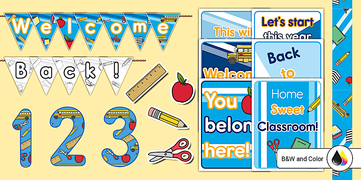 Welcome Back to School Bulletin Board | Twinkl USA - Twinkl