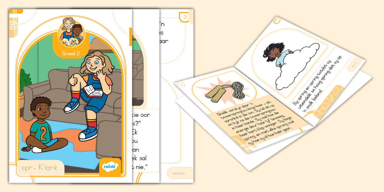 Graad 2 Klanke Leesboek spr- (teacher made) - Twinkl