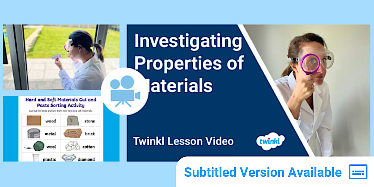 KS1 (Ages 5-7) Science: Materials and Their Properties