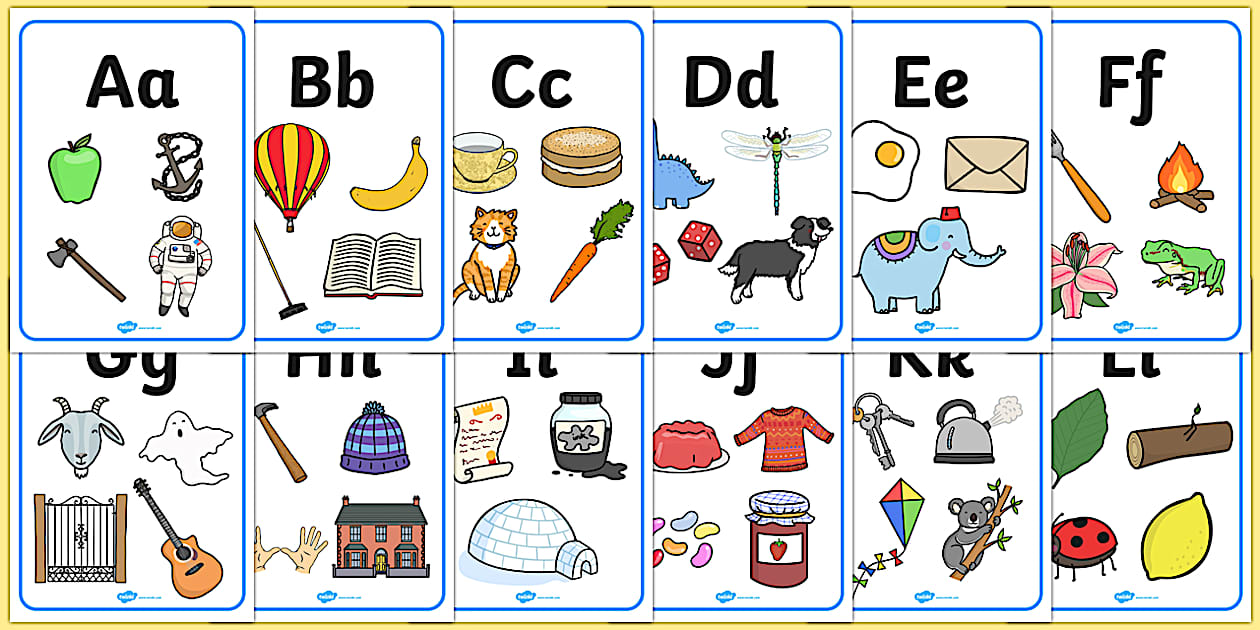 Alphabet for Classroom Display Printable | Twinkl USA