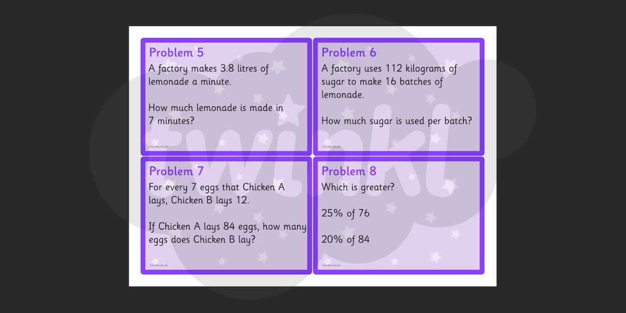 maths word problems y6