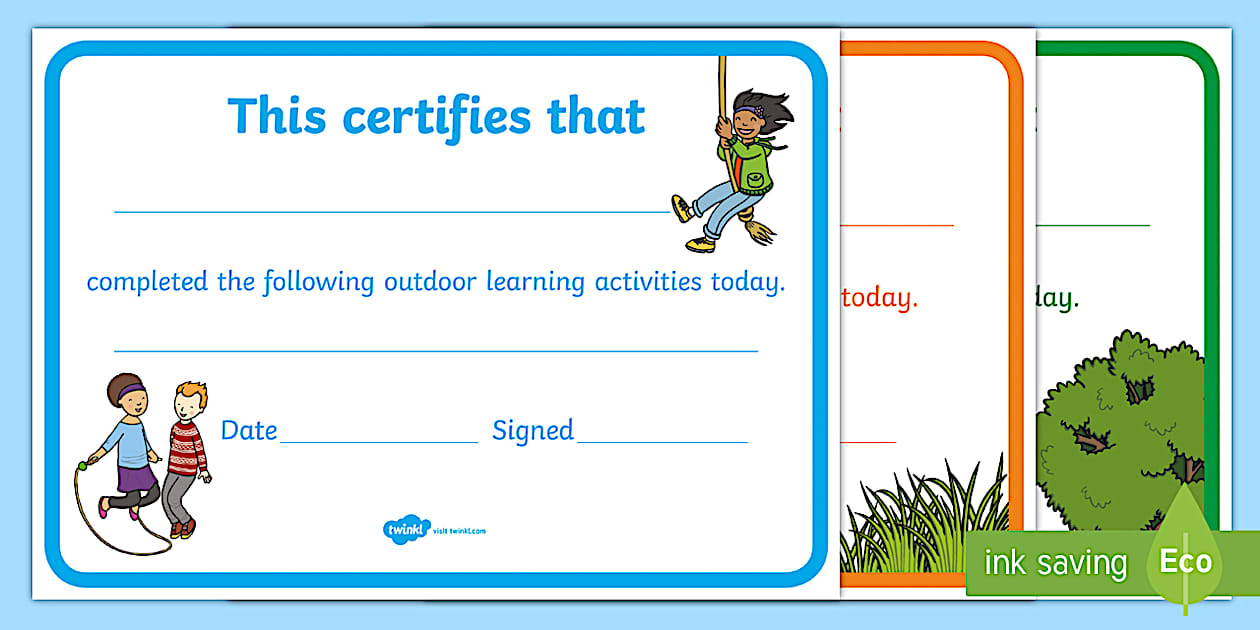 Outdoor Learning Scotland Printable | Twinkl Resources
