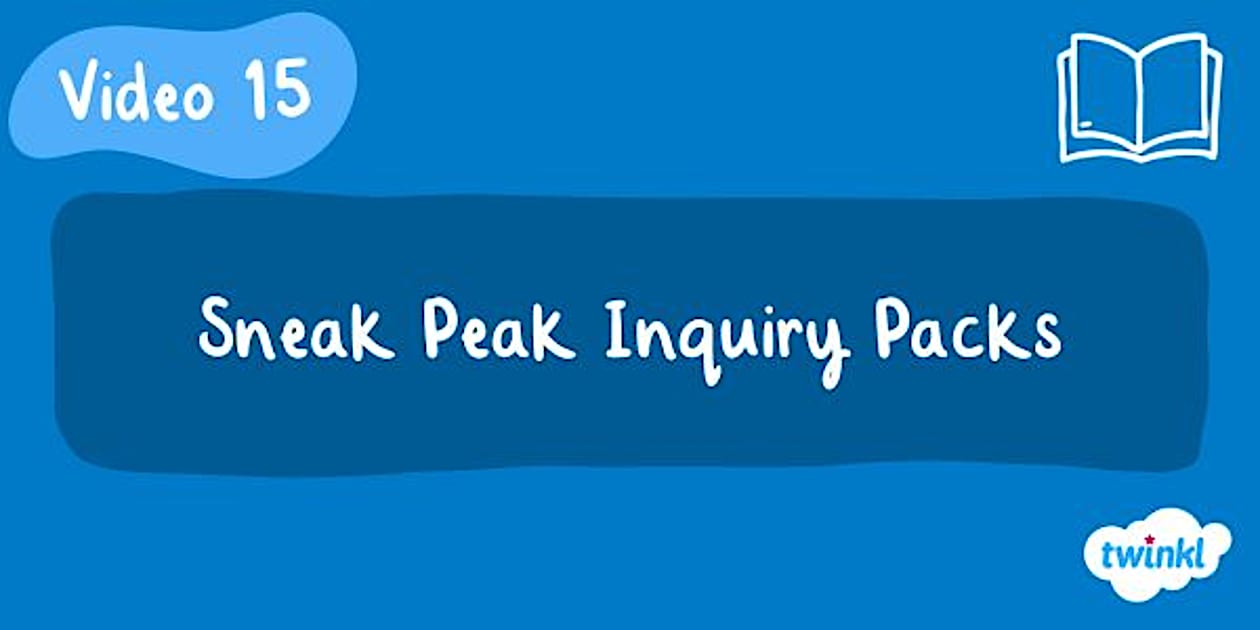 Tutorial 15 - Inquiry Packs Sneak Peak (teacher made)