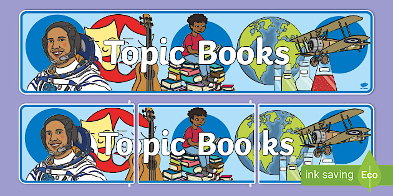 👉 Topic Books Display Banner (teacher made) - Twinkl