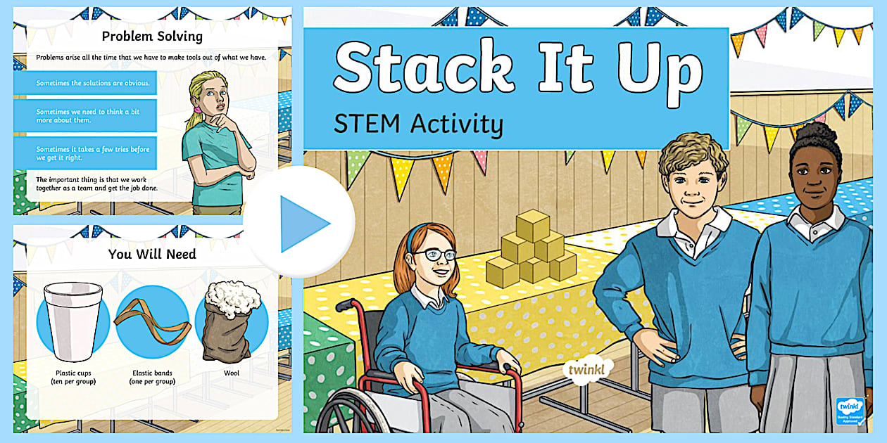 Stack It Up STEM PowerPoint (Teacher-Made) - Twinkl
